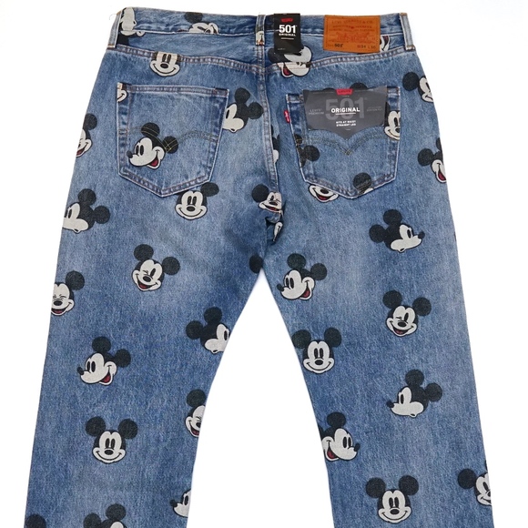 Levi's | Jeans | Disney X Levis 5 Original Mickey Mouse Jeans | Poshmark
